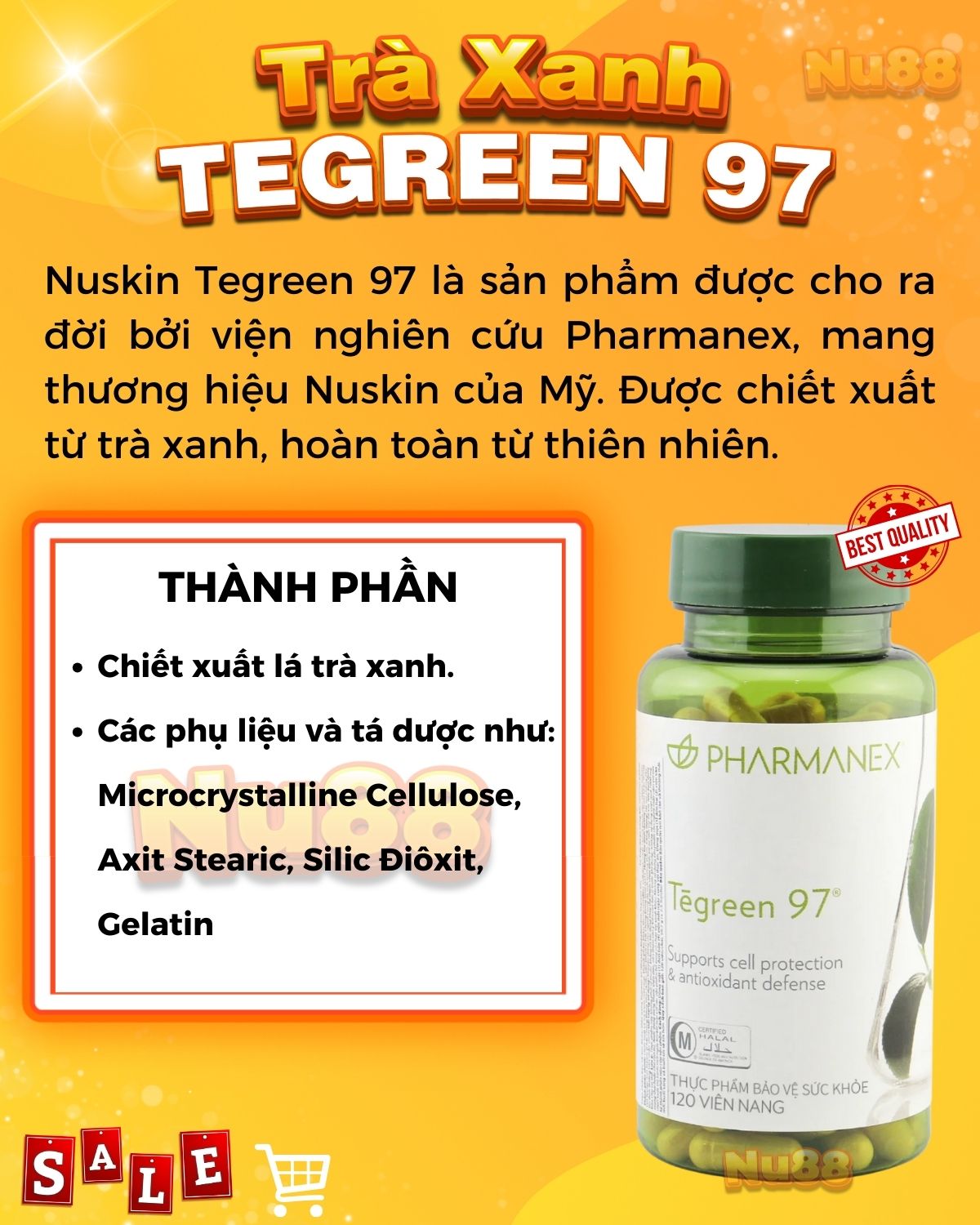 Mua Trà Xanh Tegreen 97 Nuskin Chính Hãng Giá Rẻ