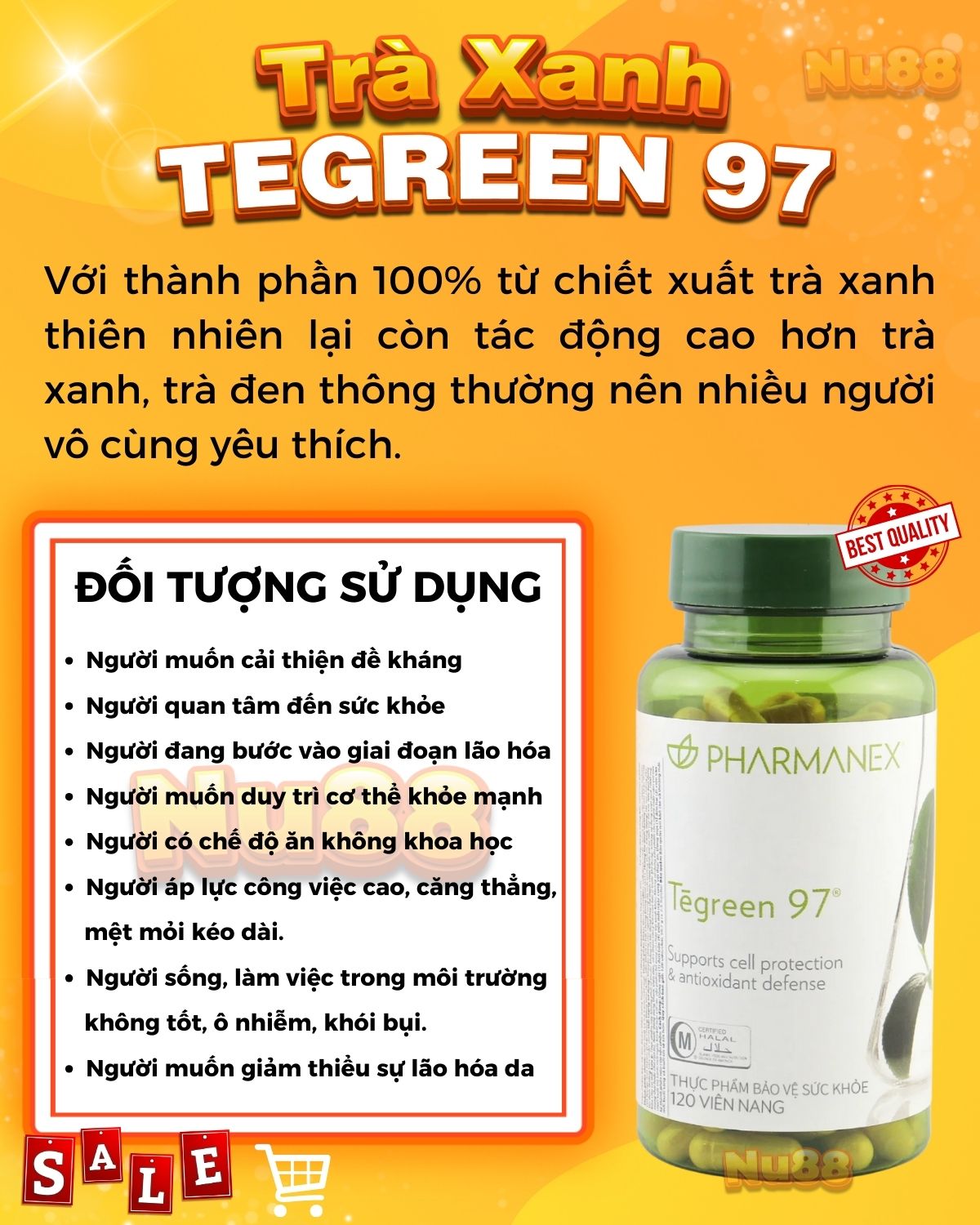 Mua Trà Xanh Tegreen 97 Nuskin Chính Hãng Giá Rẻ
