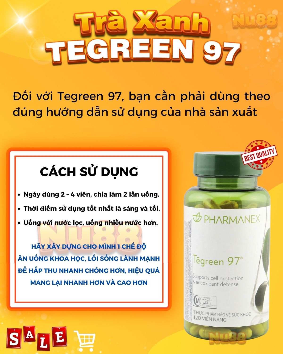 Mua Trà Xanh Tegreen 97 Nuskin Chính Hãng Giá Rẻ